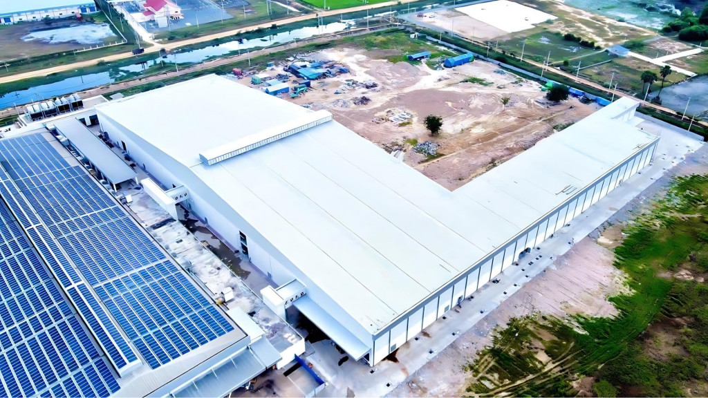 Electronic Manufacturing Building Project in Cambodia - Pebsteel